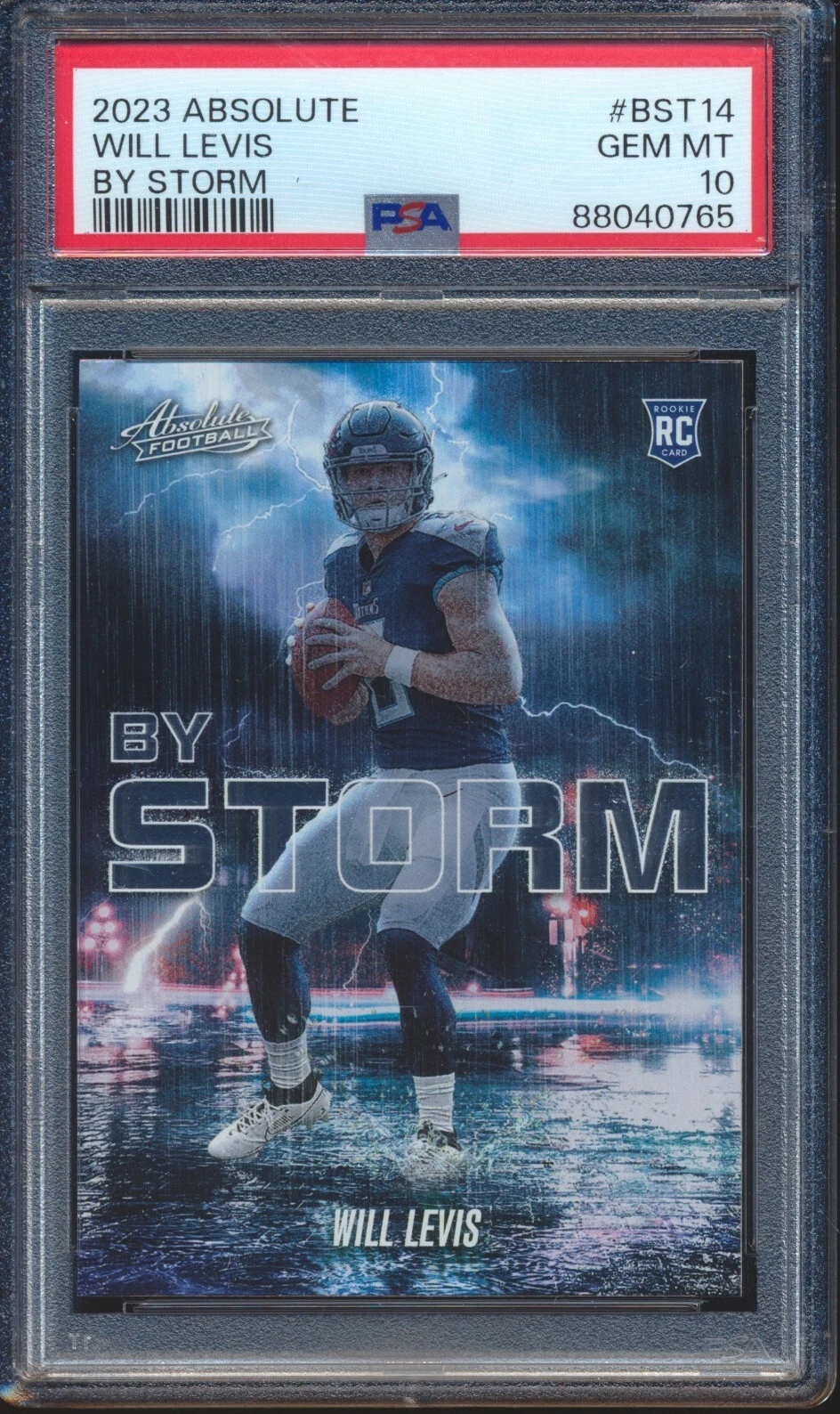 Will Levis 2023 Absolute #BST-14 By Storm Price Guide - Sports Card ...