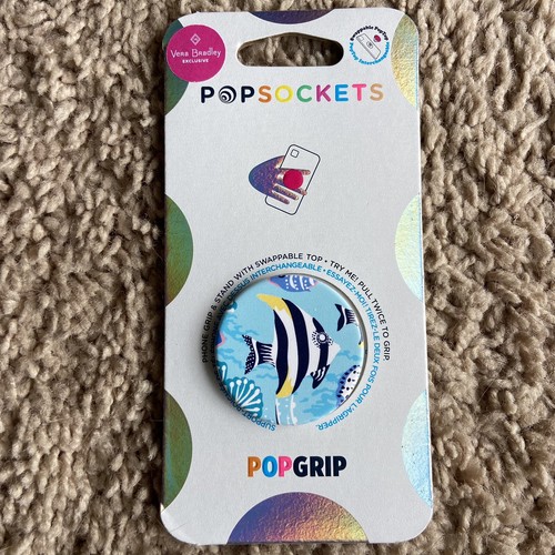 Pop Sockets Vera Bradley Lagoon Fish PG Collection - phone pop Up grip ...