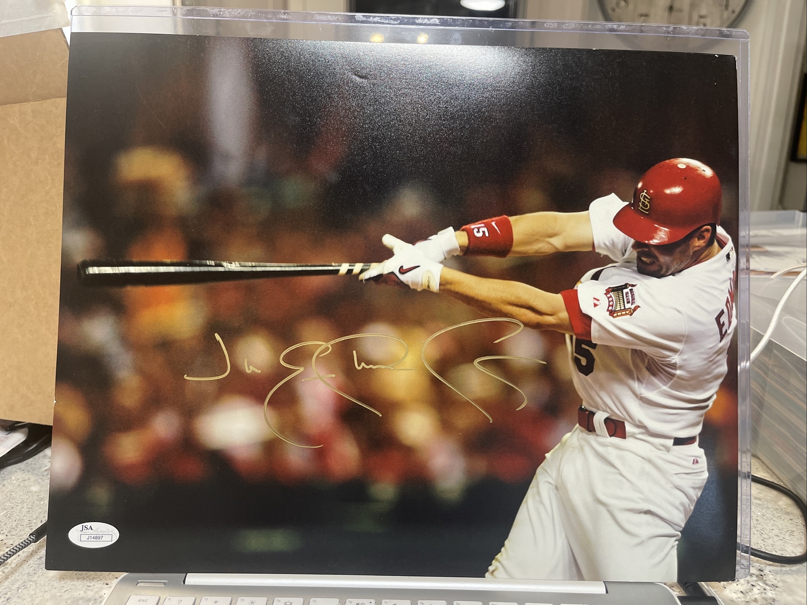 Jim Edmonds Autographed Memorabilia | Signed Photo, Jersey ...