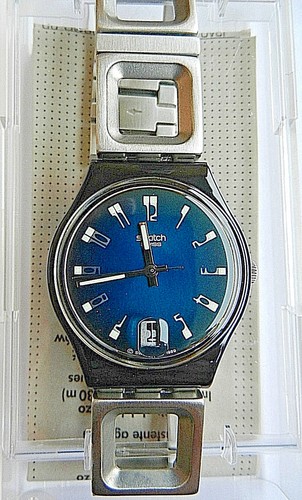 SWATCH+GENT-FLEX+GB424 BLUE OPENING+NEU/NEW | eBay