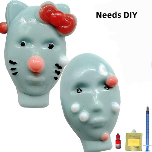 Funny Pimple Popper Toy, Popping Fidget with Filler Tools, Novelty ...