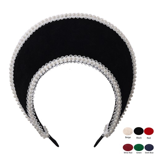 Renaissance Women Tudor Headpiece Medieval Royal French Hood Coronet ...