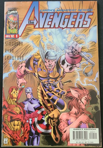 Marvel Comics AVENGERS #9 Heroes Reborn (Jul. 1997) Walter Simonson ...