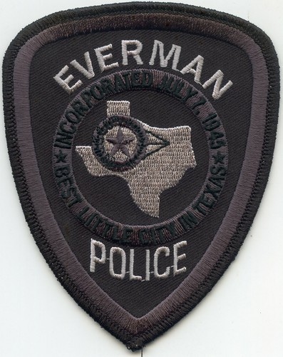 EVERMAN TEXAS TX POLICE PATCH | eBay