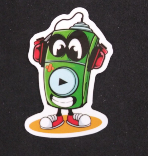 Green MP3 Player Sticker 2" x 1.5" | eBay