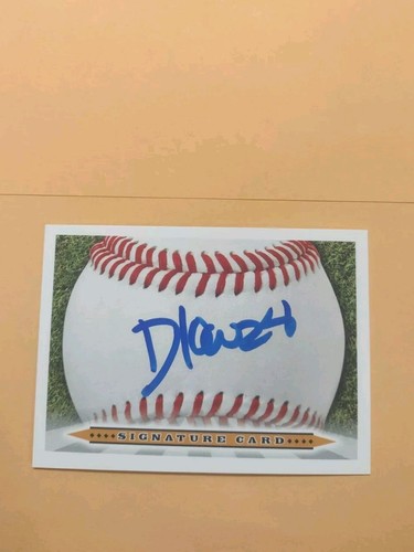 D'ANGELO Ortiz Autographed Baseball Signature card RARE Big Papi's son ...