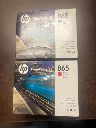 2022 GENUINE HP #865 500ml Cartridge PageWide XL 500ml 3ED83A & 3ED85A ...