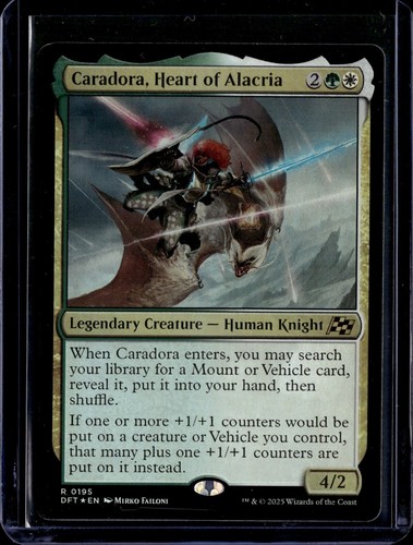 Caradora, Heart Of Alacria - 195 - Foil - DFT - NM - MTG Magic the ...