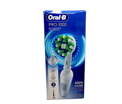 Oral B Pro 1000 Rechargeable Toothbrush CHOOSE SHADE. | eBay