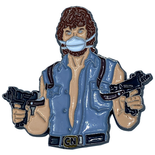 JJ-017 Chuck Norris inspired Mask Pin | eBay