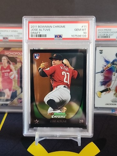 2011 Bowman Draft Chrome Jose Altuve Rookie PSA 10 | eBay