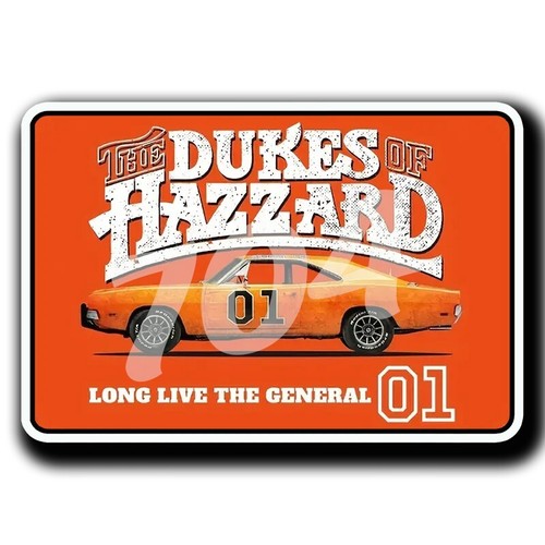 Dukes of Hazzard #01 General Lee STICKER decal 69 Dodge Charger free ...
