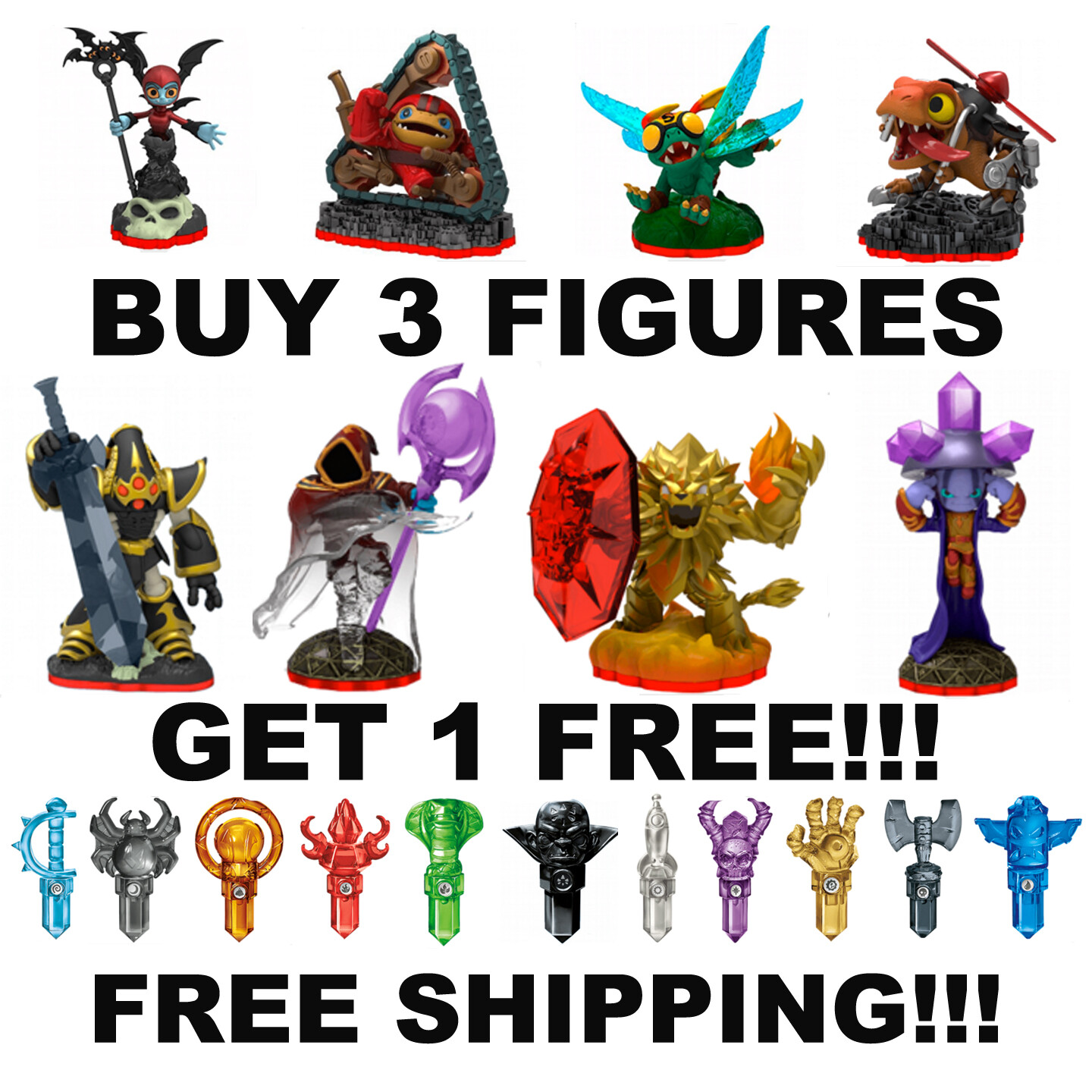 Skylanders TRAP TEAM TRAPS COMPLETE YOUR COLLECTION Buy 3 get 1 Free $6 ...
