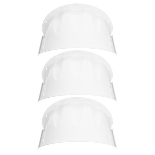 3pcs Outdoor Camera Rain Roof Sun Shade Plastic Cover Protection ...