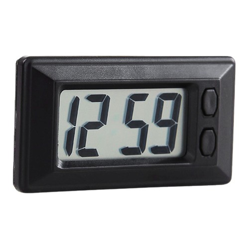 Car Dashboard Digital Clock - Small LED Clock Vehicle Adhesive Mini ...
