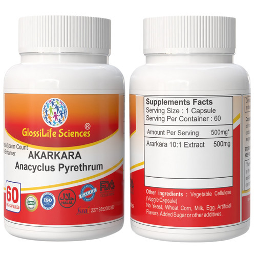 4 x 60 Capsule Akarkara 10:1 Capsule (Anacyclus Pyrethrum) | eBay Australia