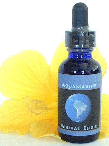 AQUAMARINE Gem Mineral Elixir - Stone of Courage | eBay