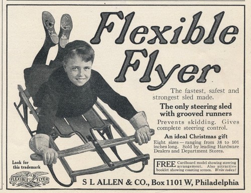 Magazine Ad - 1914 - Flexible Flyer Sleds - S.L. Allen Co ...
