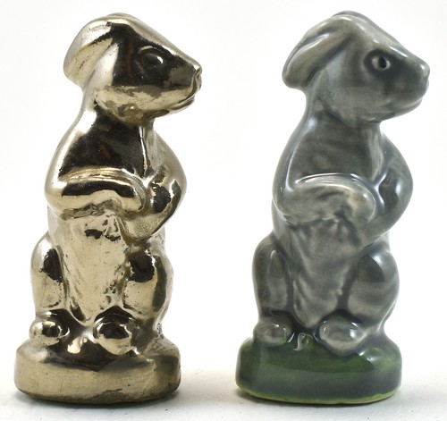 WADE RABBITS, HARES SET OF 2, 2005 LE OF 50 SILVER TONE AND GRAY | eBay