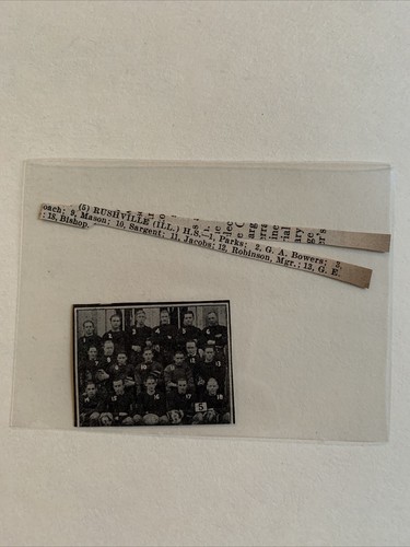 Rushville High School IL Illinois 1922 Football Small Team Picture | eBay