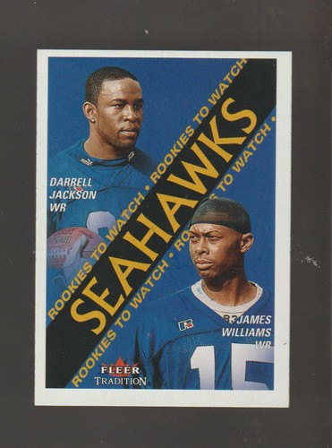2000 Fleer Tradition #362 Darrell Jackson rookie card, Seattle Seahawks ...