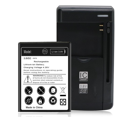 3200mAh Extended Slim Battery USB/AC Charger for Boost Mobile ZTE Warp ...