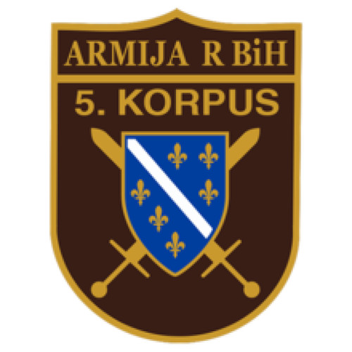 5th Corps Army of the Republic of Bosnia and Herzegovina Self-adhesive ...