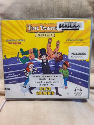 Shelf62N Audiobook~time twister- book 1 & 2- Steve sheink- unabridged ...