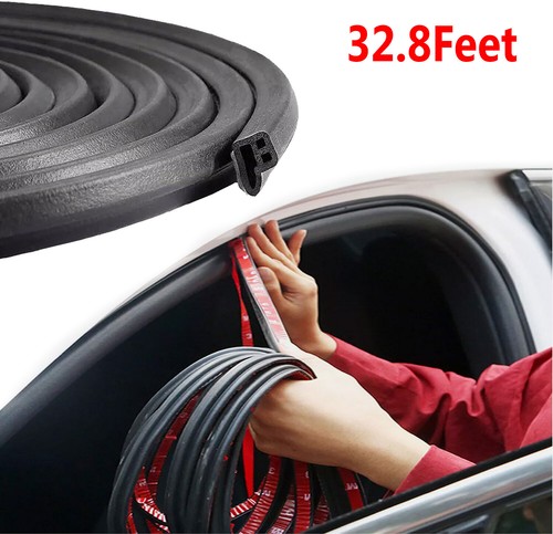 Universal Car L-Shaped Rubber Sealing Strip Weatherstrip Edge Molding ...