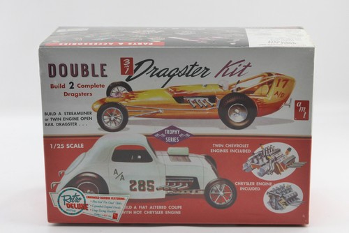 AMT Double Dragster kit Trophy Series 1:25 Detailed Model Kit AMT-646 ...