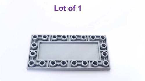 Lego 4x8 Inverted Tile with Studs on Edges Light Bluish Gray Lot of 1 ...