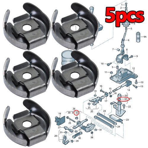 5X For VW Golf MK2 MK3 MK4 Jetta Bowden Gear Shifter Cable End ...