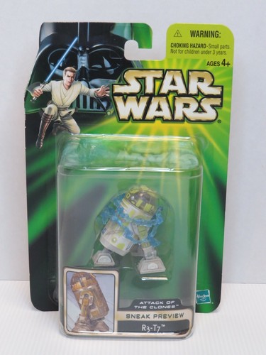 STAR WARS ATTACK OF THE CLONES R3-T7 SEALED ACTION FIGURE | eBay