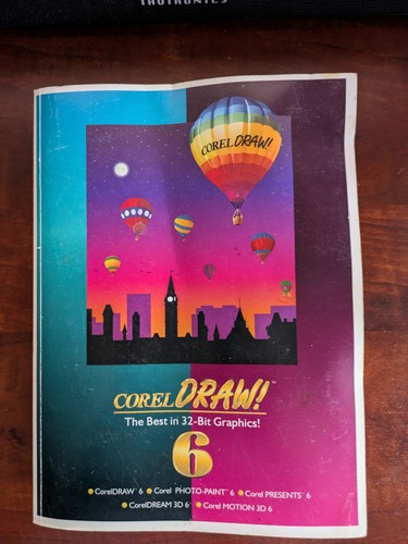 Corel Draw 6 User's Manual Vol 1 Version 6.0 First Print for PC ...