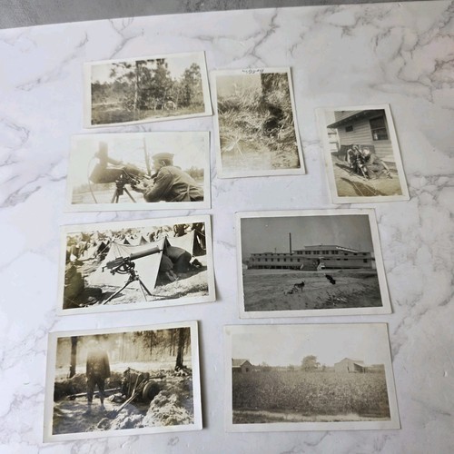 1942 Fort Jackson Training Camp Ww2 Original Photograph - Lot Of 6 - As ...
