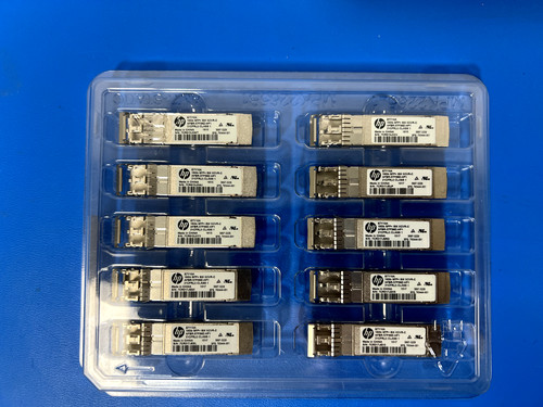Lot of 10 HPE E7Y10A 16Gb SFP+ SW Short Wave XCVR-C 5697-3229 793444 ...
