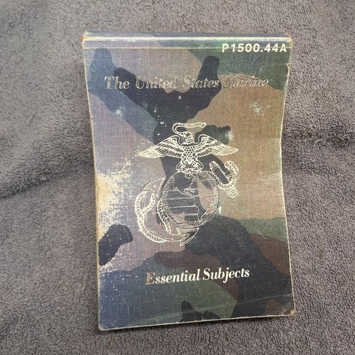 US MARINE CORPS Guidebook Handbook Essential Subjects P1500.44A USMC | eBay
