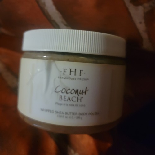 Fhf Farmhouse Fresh Coconut Beach Whippe Shea Butter Body Polish Scrub ...