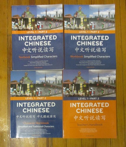 Integrated Chinese Level 1 Part 2 Textbook Workbooks & Teacher Handbook ...