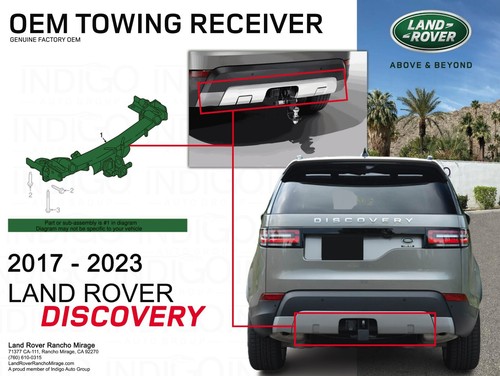 17 - 2020 Land Rover Discovery OEM Rear Receiver Tow Hitch VPLRT0174 # ...