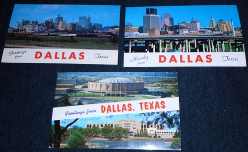 LOT OF Dallas, Texas 1960's Vintage Mid Century Postcards | eBay
