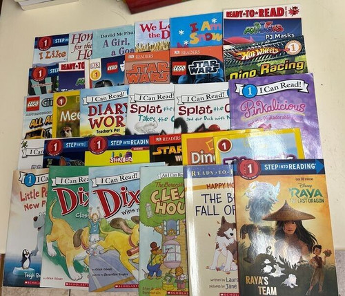 Lot Of 30 Level 1 Readers Books Step into Reading I Can Read Scholastic ...