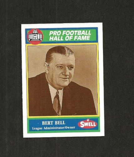 Bert Bell 1990 Swell Pro Football Hall of Fame - card #2 | eBay