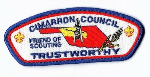 Boy Scout Cimarron Council Friends of Scouting TRUSTWORTHY FOS CSP/SAP | eBay