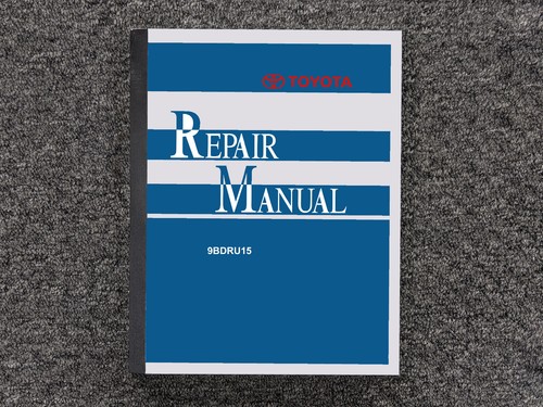 Toyota 9BDRU15 Reach Truck Forklift Shop Service Repair Manual | eBay