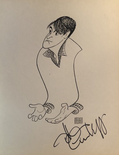 John Curless Signed Al Hirschfeld Print - PROGRESS - Off Broadway | eBay
