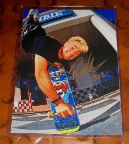 Per Welinder skateboarder signed autographed photo Bones Brigade Back ...