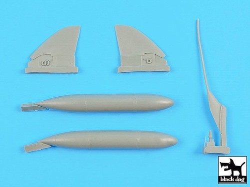 Black Dog 1/48 Harrier 190 Gallon Un-finned Drop Tanks & Ferry Wing ...