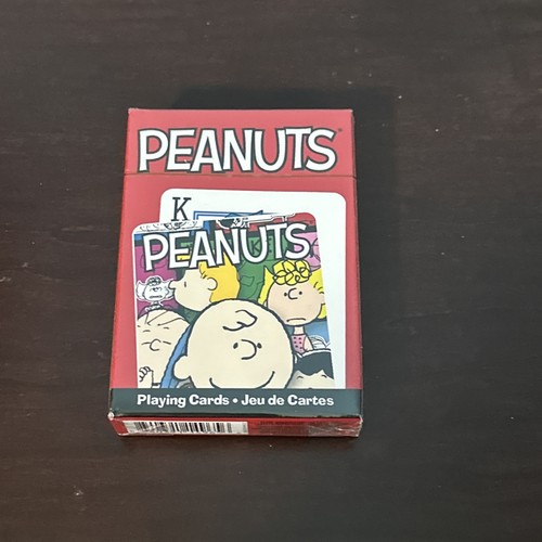 Peanuts Playing Cards Deck 3.5"x2.5" Charlie Brown Snoopy Iconic ...