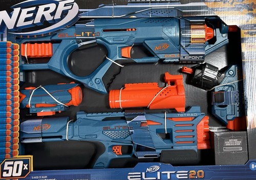 Hasbro Nerf Elite 2.0 Ultimate Blaster 3 Pack | NEW UNOPENED | eBay